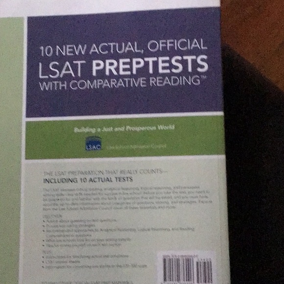 Other | 1 New Actual Official Lsat Prep Test With Comparative Reading ...
